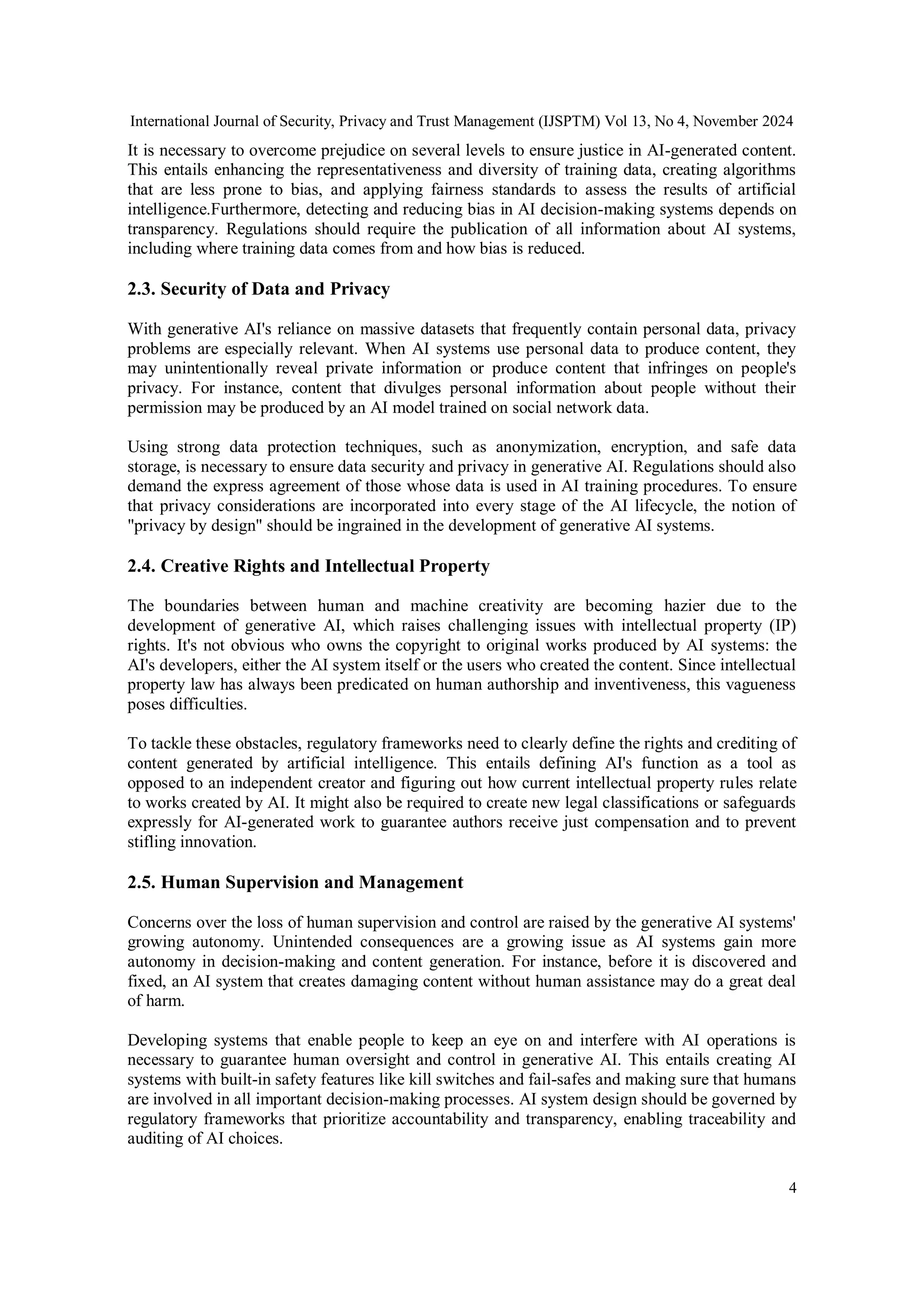 Generative AI Ethics: a Comprehensive Safety and Regulation Framework | PDF