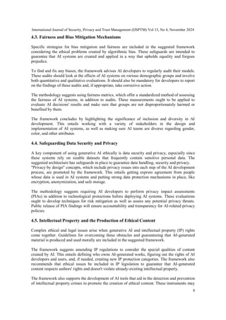 Generative AI Ethics: a Comprehensive Safety and Regulation Framework | PDF