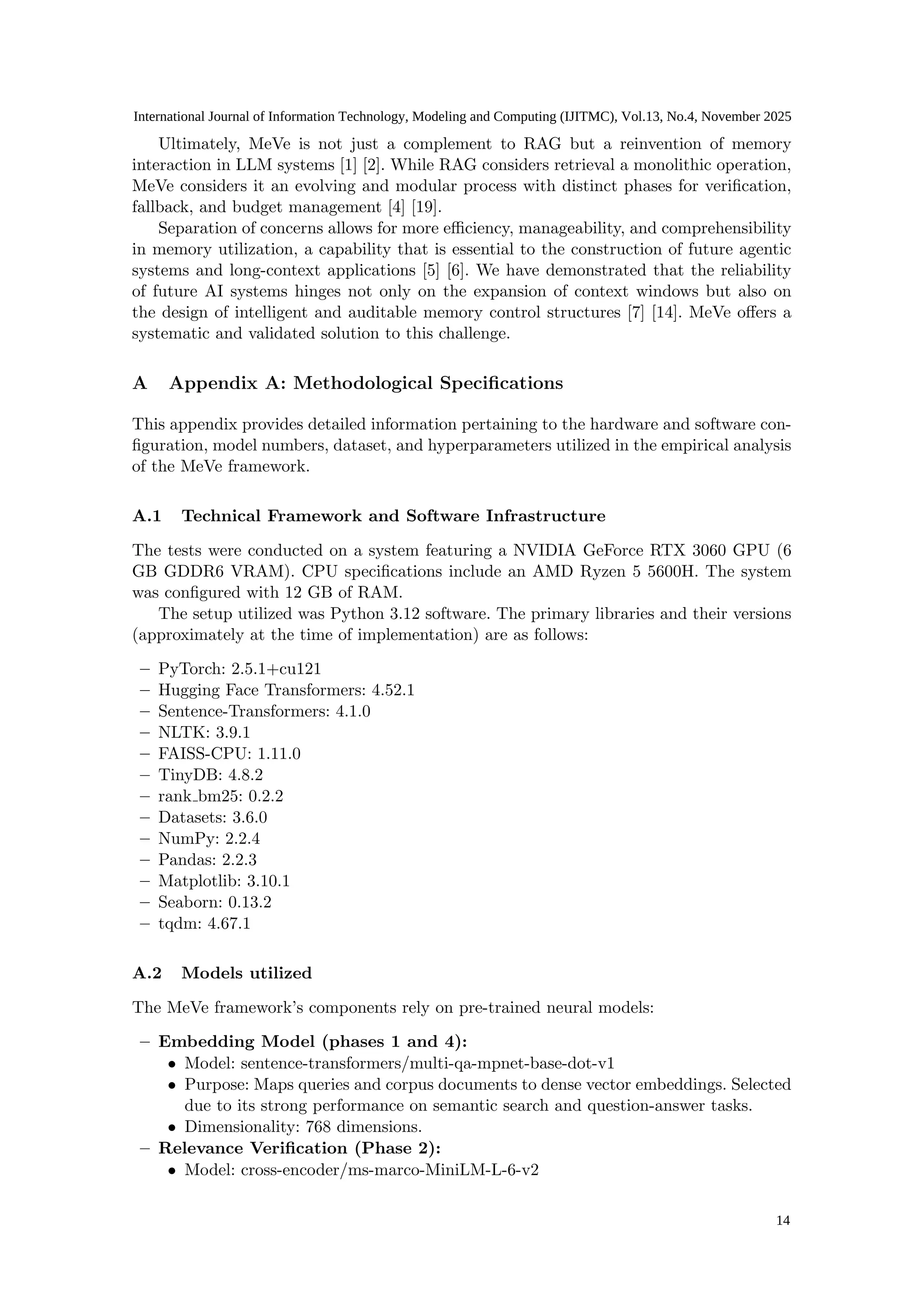 MeVe: A Modular System for Memory Verification and Effective Context ...