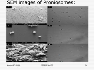 PRONIOSOMES- A NOVEL VESICULAR DRUG DELIVERY SYSTEM | PPT