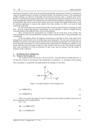 Underwater Target Tracking Using Unscented Kalman Filter | PDF | Digital Audio | Computer ...