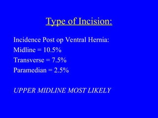 Ventral hernia repairs and surgery complications | PPT