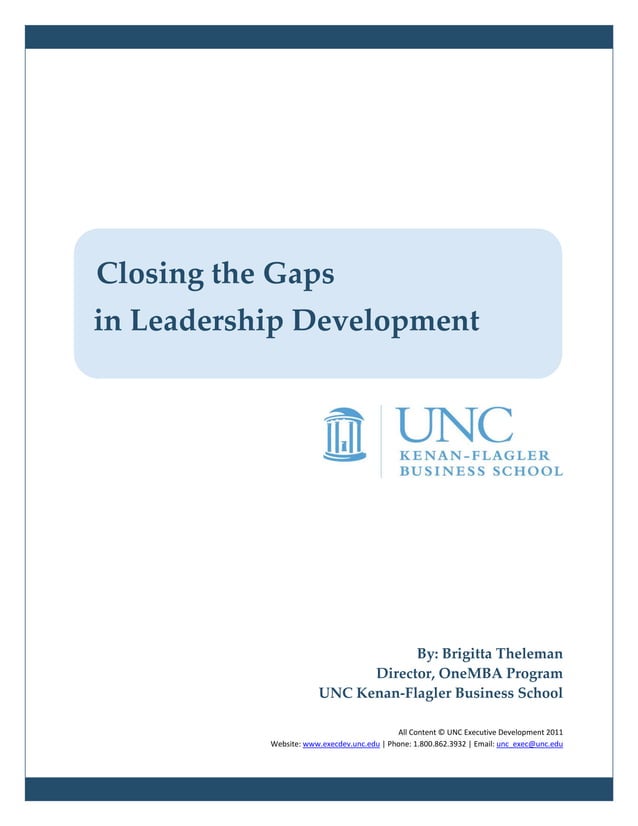 Closing the Gaps in Leadership Development | PDF