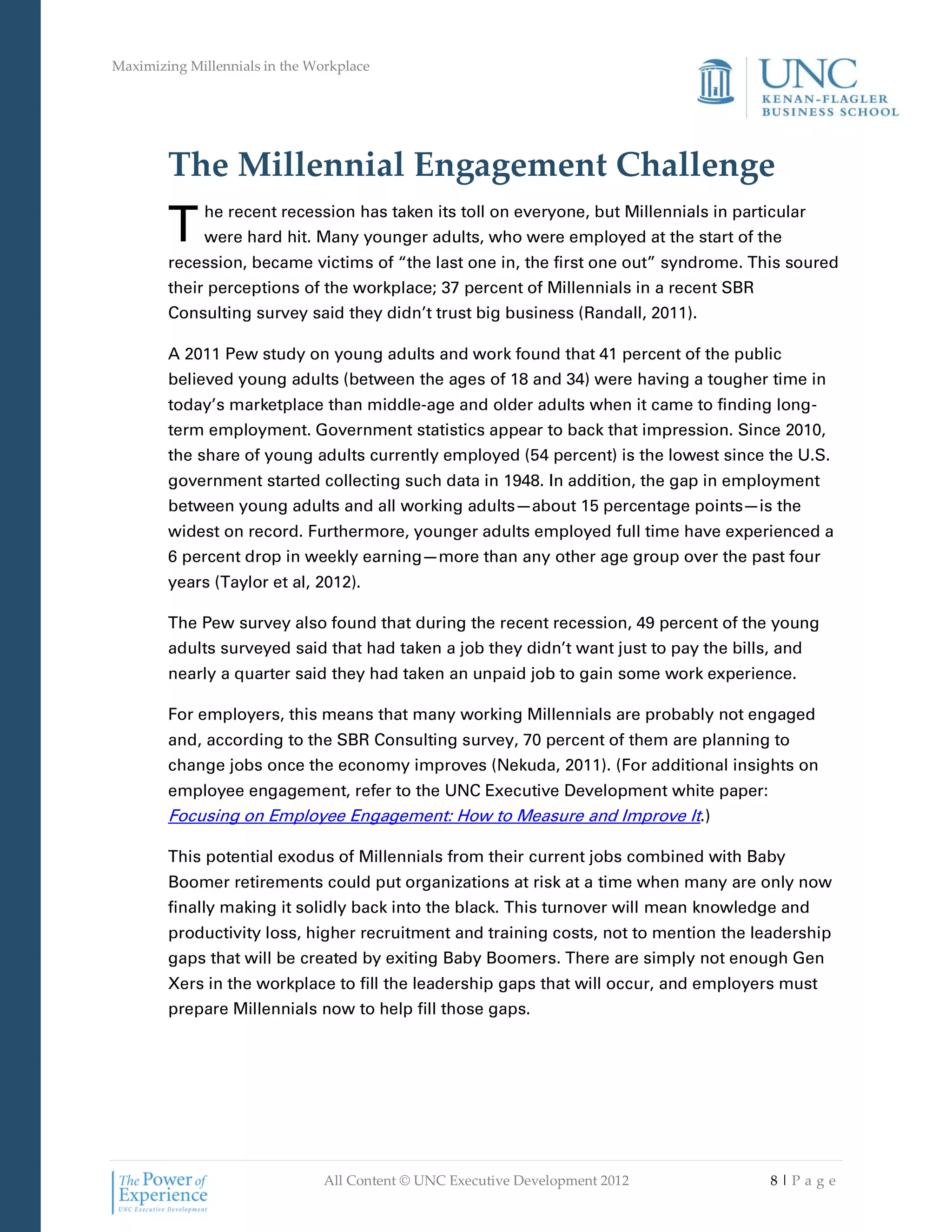 Maximizing Millennials in the Workplace | PDF