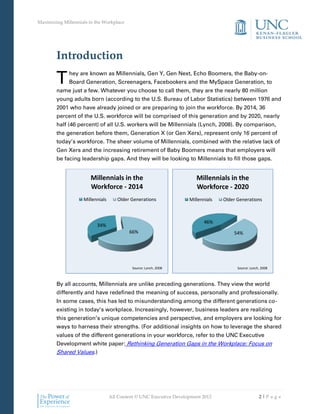 Maximizing Millennials in the Workplace | PDF