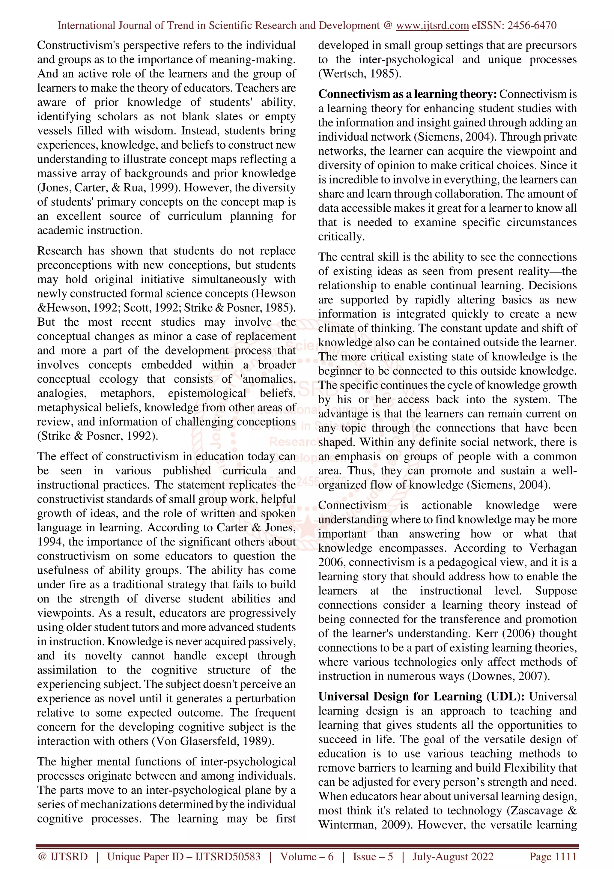 Active Learning Framework and Process of Classroom Engagement A ...