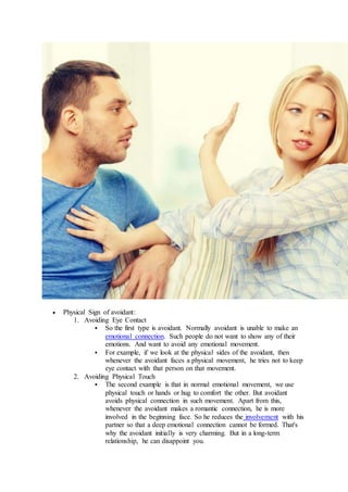 (134) attachment issues in relationships | DOCX