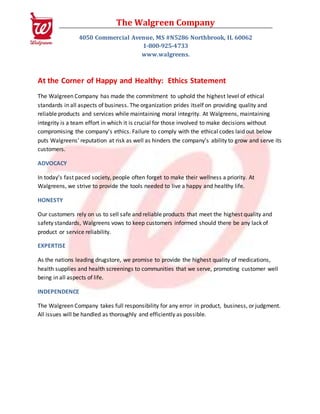 Walgreens- Complete Campaign | DOCX