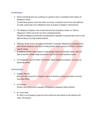Walgreens- Complete Campaign | PDF