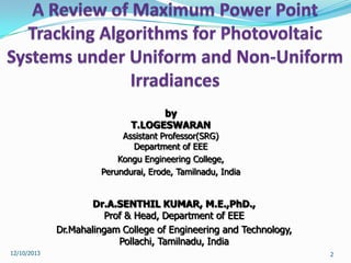 134 logeswaran | PPTX