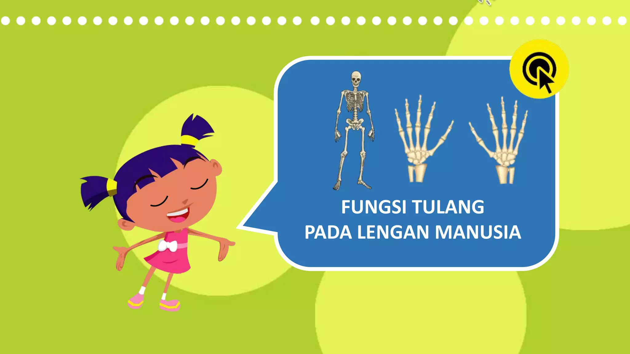 Fungsi tulang pada lengan manusia | smartpoint | PPSX
