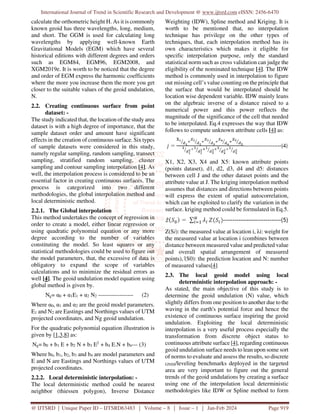 Towards the Implementation of the Sudan Interpolated Geoid Model Khartoum State Case Study | PDF