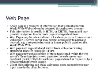 WWW, Website & Webpage | PPTX