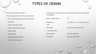 135029 denim | PPT