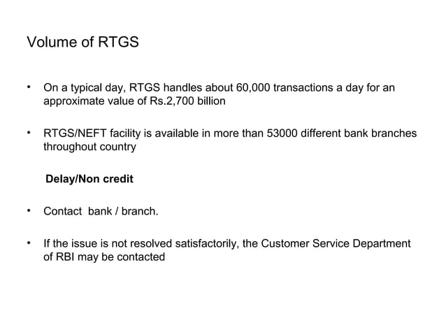 NEFT and RTGS | PPT | Stocks and Bonds | Personal Investing