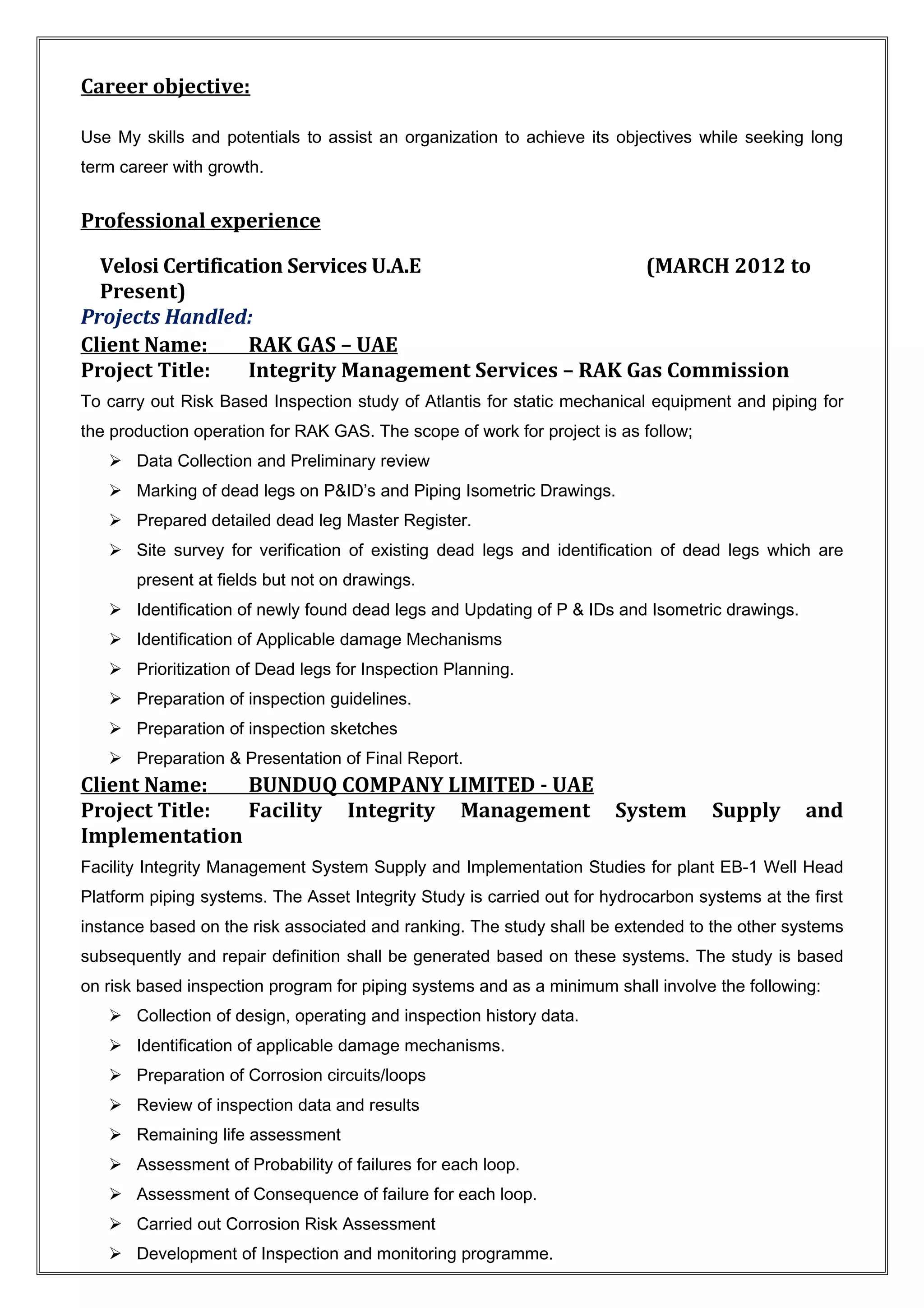 Umer CV | DOC | Computing | Technology & Computing