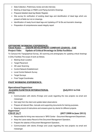 Umer CV | DOC | Computing | Technology & Computing