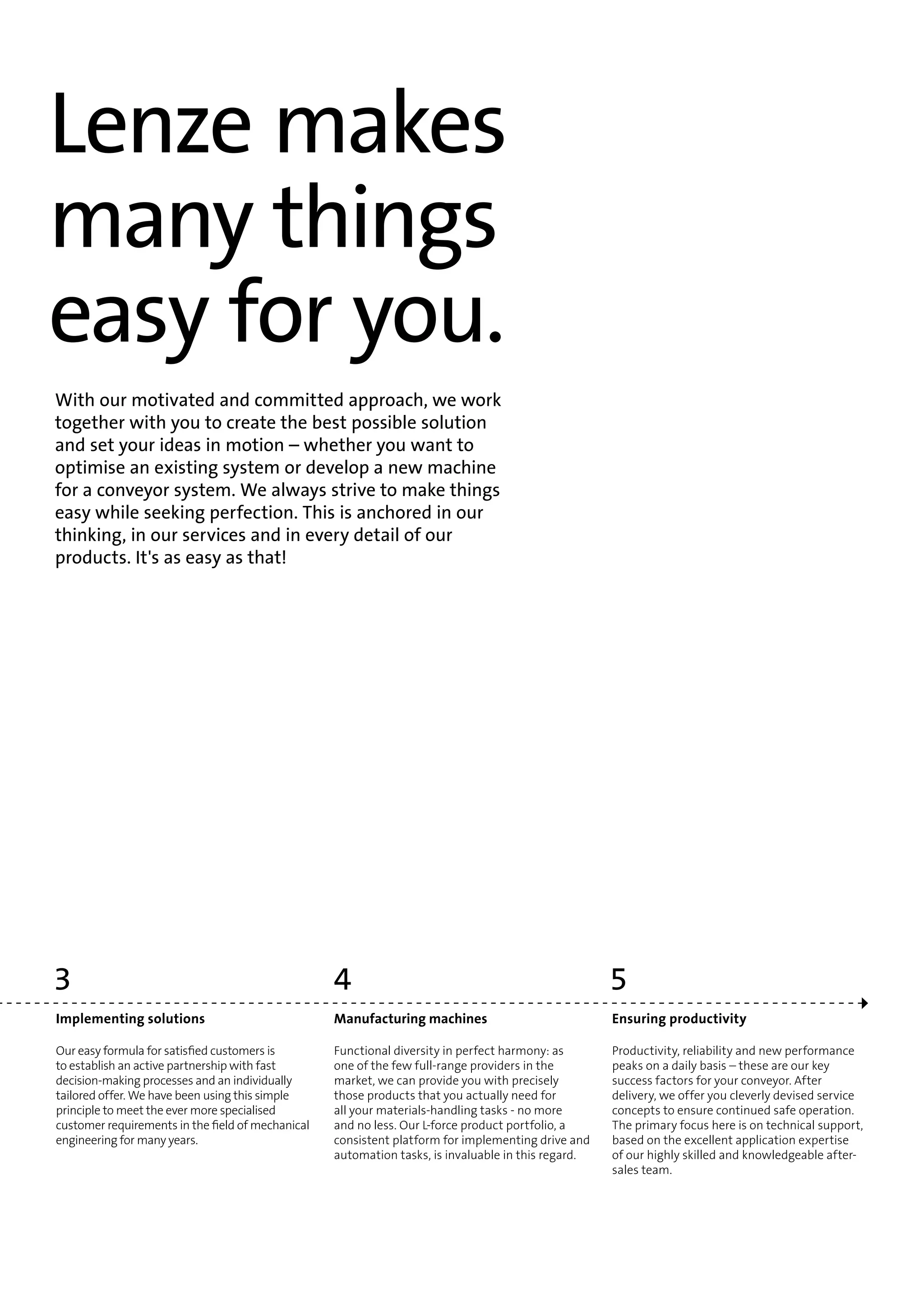 Flyer - Lenze Intralogistics Solutions | PDF | Logistics | Business