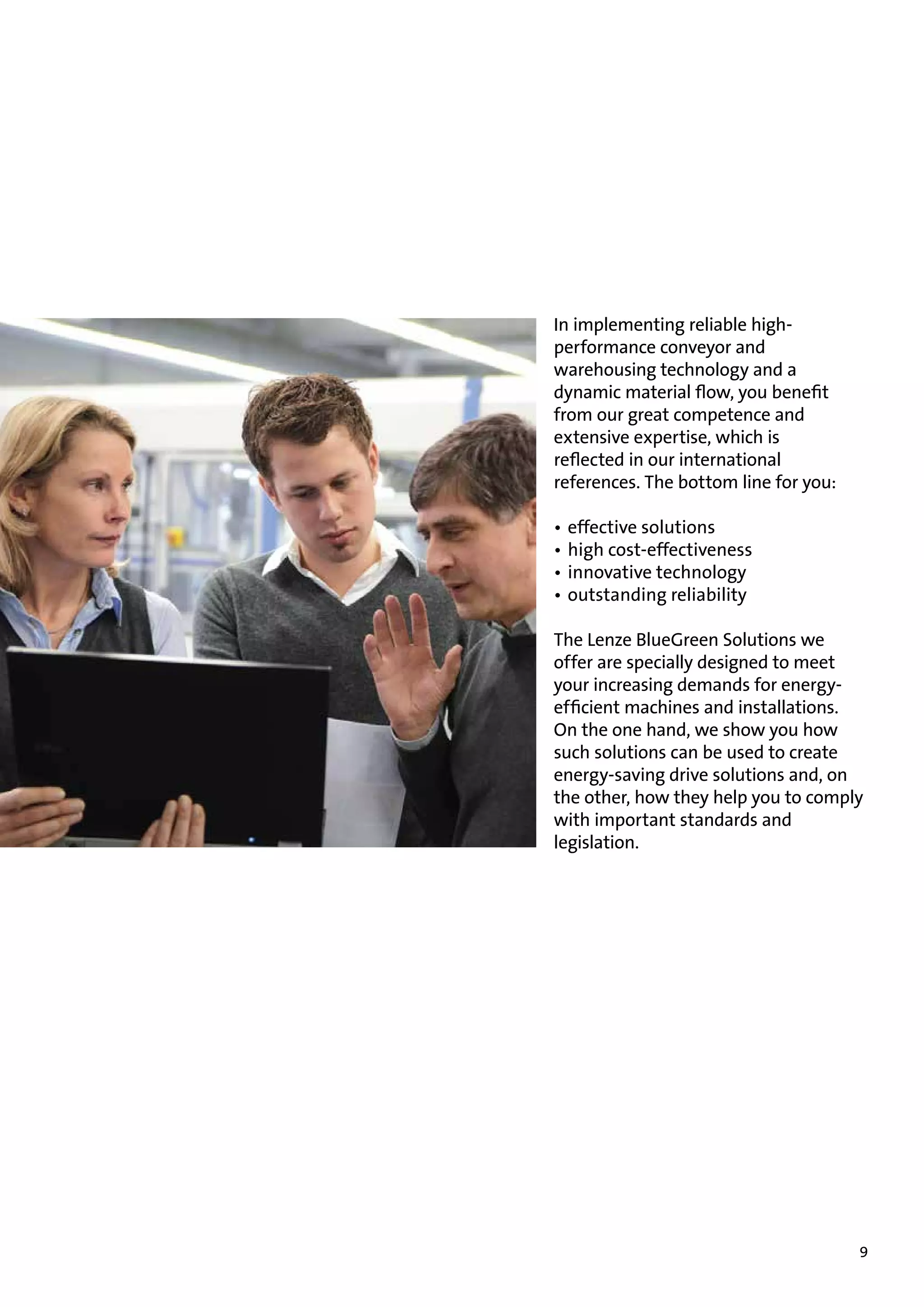 Flyer - Lenze Intralogistics Solutions | PDF | Logistics | Business