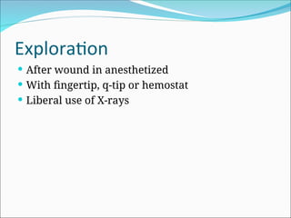 Wound management of trauma for medicals2.ppt