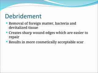 Wound management of trauma for medicals2.ppt