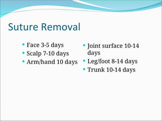 Wound management of trauma for medicals2.ppt