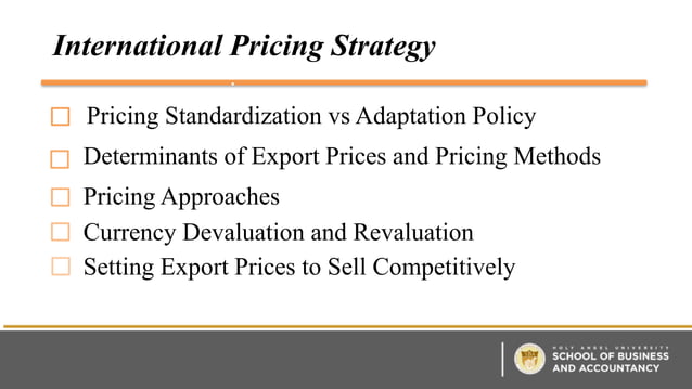 International Pricing Strategy.pptx | Currencies | Economy