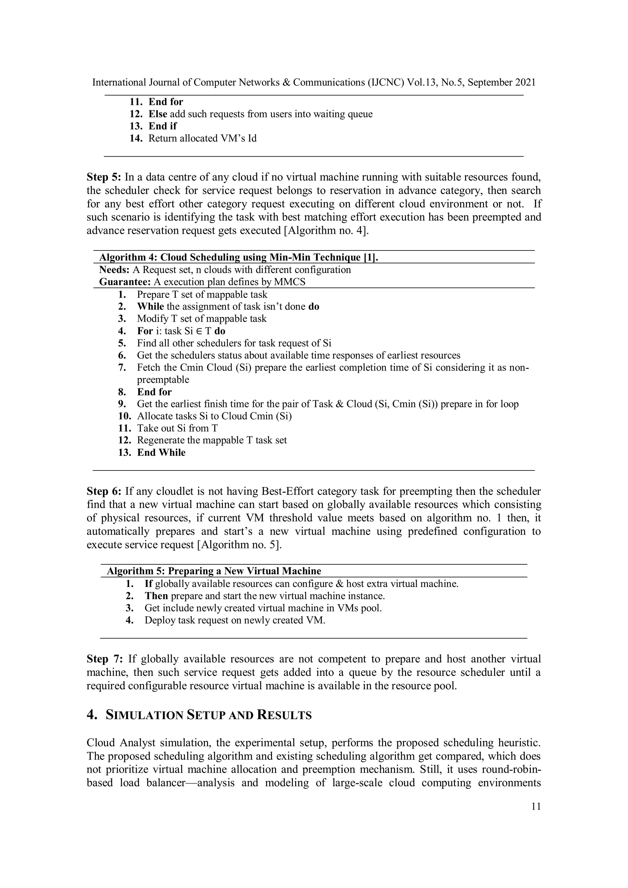 THRESHOLD BASED VM PLACEMENT TECHNIQUE FOR LOAD BALANCED RESOURCE PROVISIONING USING PRIORITY ...