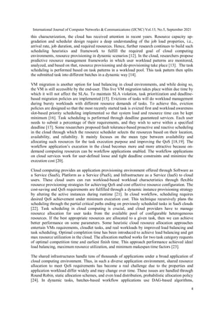 THRESHOLD BASED VM PLACEMENT TECHNIQUE FOR LOAD BALANCED RESOURCE PROVISIONING USING PRIORITY ...