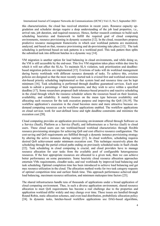 THRESHOLD BASED VM PLACEMENT TECHNIQUE FOR LOAD BALANCED RESOURCE PROVISIONING USING PRIORITY ...