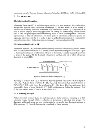 Information Retrieval based on Cluster Analysis Approach | PDF