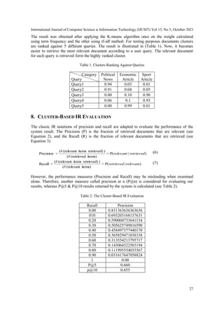 Information Retrieval based on Cluster Analysis Approach | PDF | Search | Internet