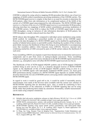 DUAL-CARRIER MODULATION OF COFDM WITH LABELING DIVERSITY TO REDUCE PAPR ...