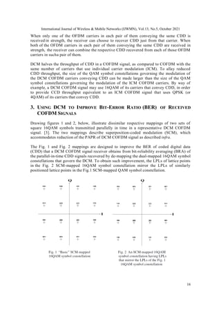 DUAL-CARRIER MODULATION OF COFDM WITH LABELING DIVERSITY TO REDUCE PAPR ...