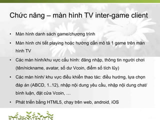 VTC Mobile TV Game interactive Controller_Duc.Vo