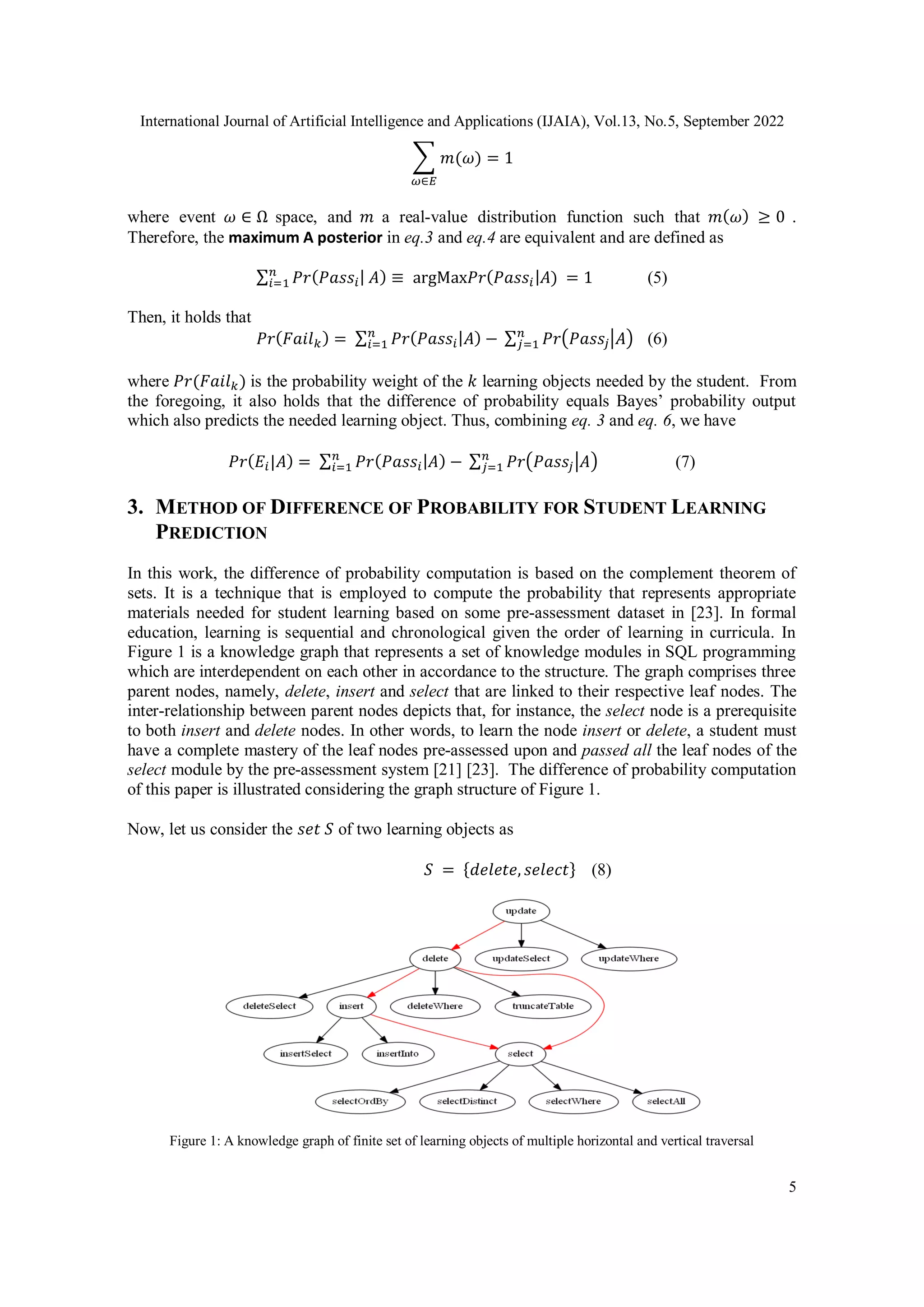 DIFFERENCE OF PROBABILITY AND INFORMATION ENTROPY FOR SKILLS CLASSIFICATION AND PREDICTION IN ...