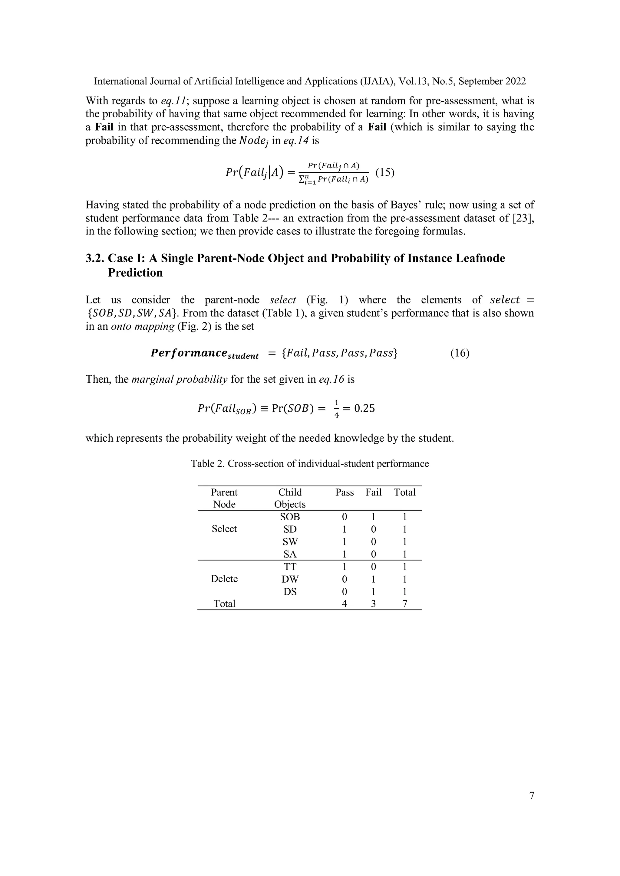 DIFFERENCE OF PROBABILITY AND INFORMATION ENTROPY FOR SKILLS CLASSIFICATION AND PREDICTION IN ...