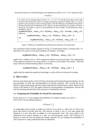 DIFFERENCE OF PROBABILITY AND INFORMATION ENTROPY FOR SKILLS CLASSIFICATION AND PREDICTION IN ...