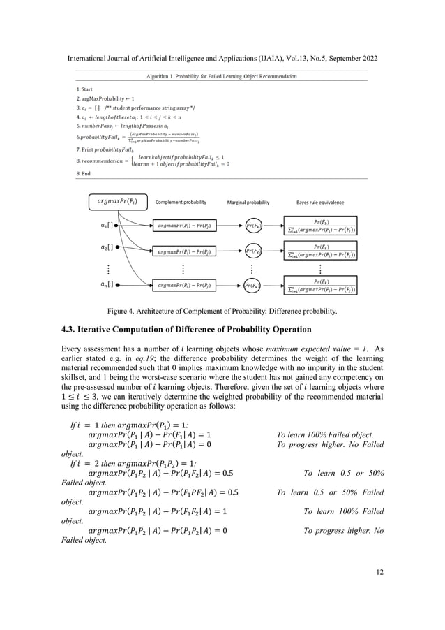 DIFFERENCE OF PROBABILITY AND INFORMATION ENTROPY FOR SKILLS CLASSIFICATION AND PREDICTION IN ...