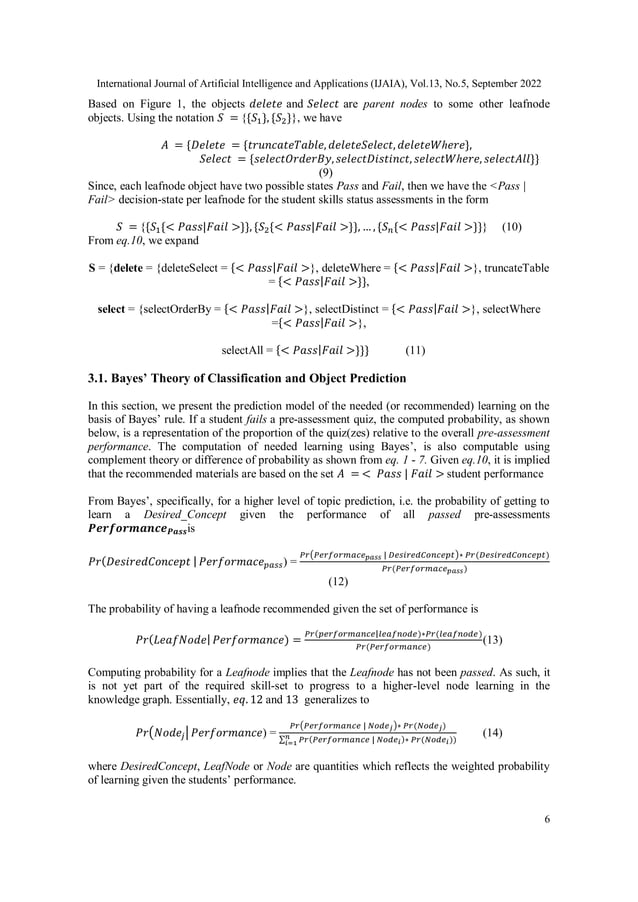 DIFFERENCE OF PROBABILITY AND INFORMATION ENTROPY FOR SKILLS CLASSIFICATION AND PREDICTION IN ...