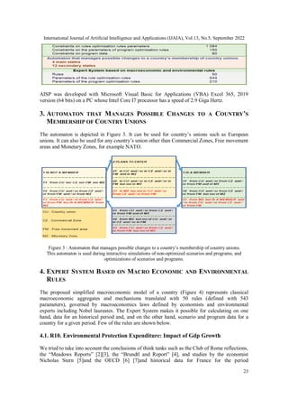 ARTIFICIAL INTELLIGENCE TO OPTIMIZE COUNTRIES’ MACROECONOMIC AND ENVIRONMENTAL PROGRAMS | PDF
