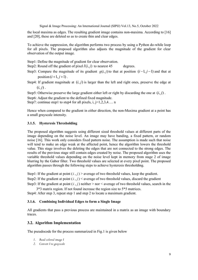 IMPROVED EDGE DETECTION USING VARIABLE THRESHOLDING TECHNIQUE AND ...