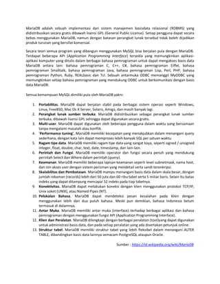 Tutorial Installasi dan Melakukan DDL DML pada MariaDB | PDF