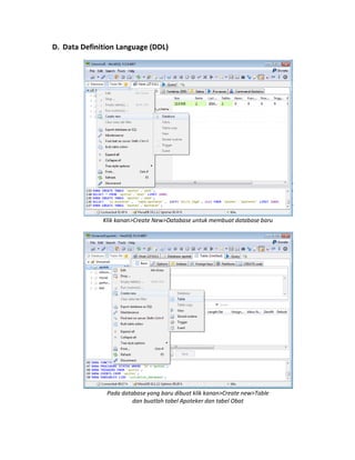 Tutorial Installasi dan Melakukan DDL DML pada MariaDB | PDF