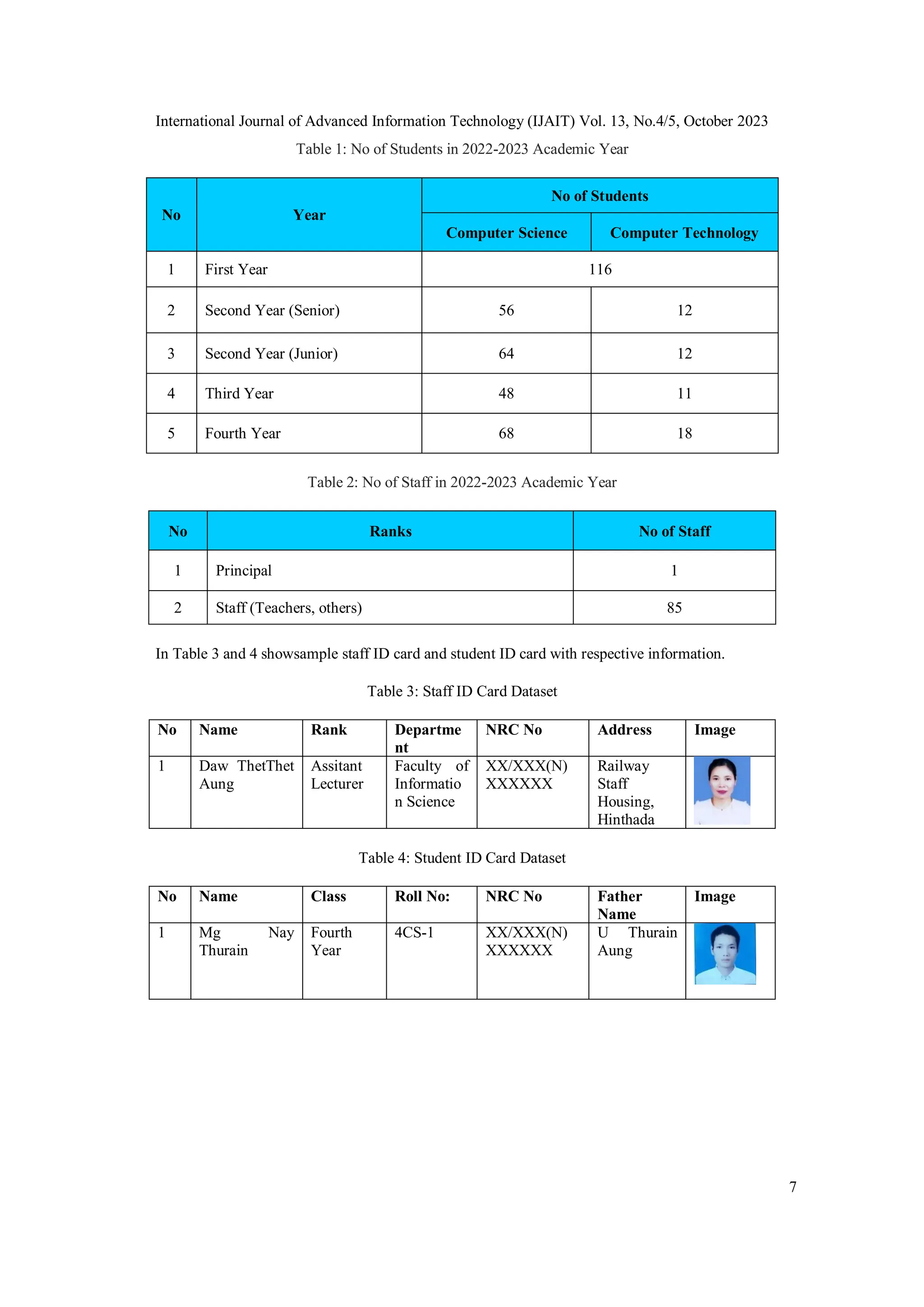 Campus Management System with ID Card using Face Recognition with LBPH Algorithm | PDF