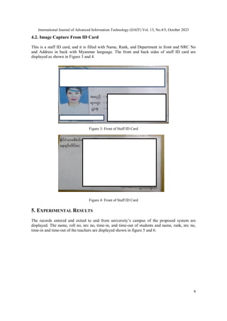 CAMPUS MANAGEMENT SYSTEM WITH ID CARD USING FACE RECOGNITION WITH LBPH ...