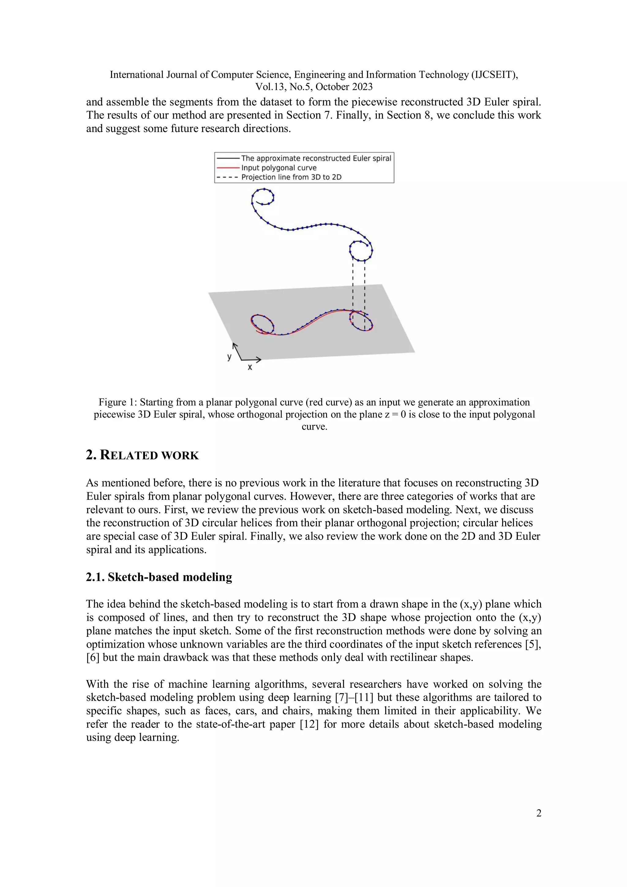 PIECEWISE RECONSTRUCTION OF 3D EULER SPIRALS FROM PLANAR POLYGONAL CURVES | PDF | 3-D Graphics ...