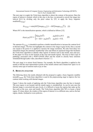 FUZZY PREPROCESSING OF VIOLA-JONES ALGORITHM FOR FACE RECOGNITION IN THERMAL IMAGES | PDF
