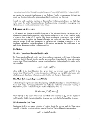 When Should They Buy? Surviving Machine Learning Models for Purchase Timing | PDF