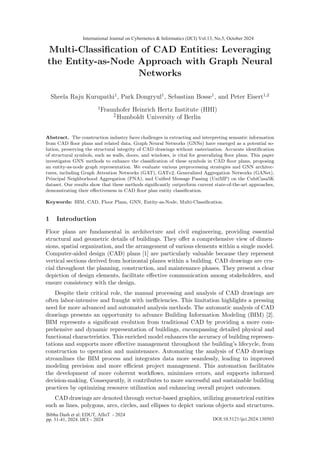 Multi-classification of Cad Entities: Leveraging the Entity-as-Node Approach with Graph Neural ...